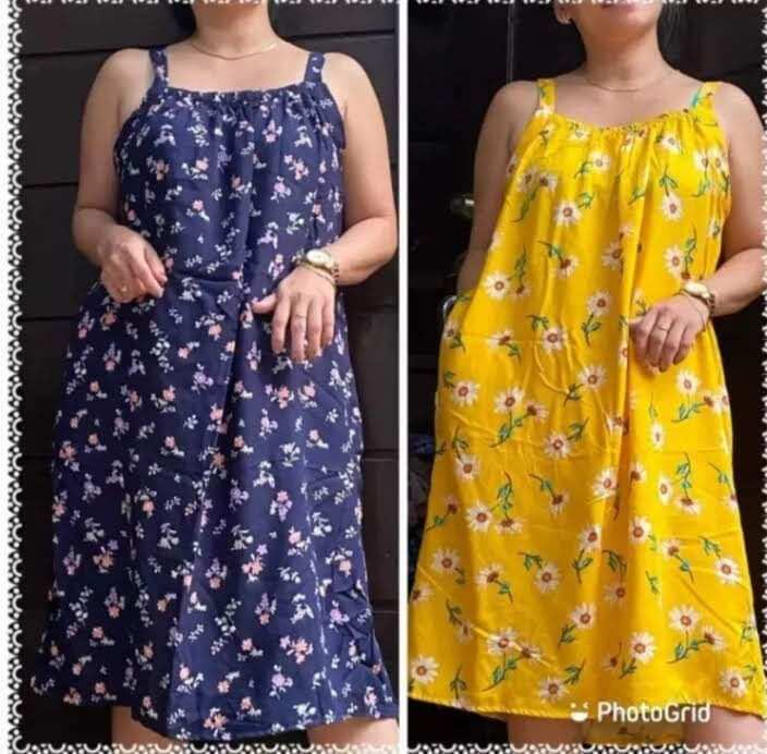 BUY 1 TAKE 1 PLUS SIZE CHALLIS SPAGHETTI DUSTER PAMBAHAY PANLAKAD FIT UP TO XL | Lazada PH