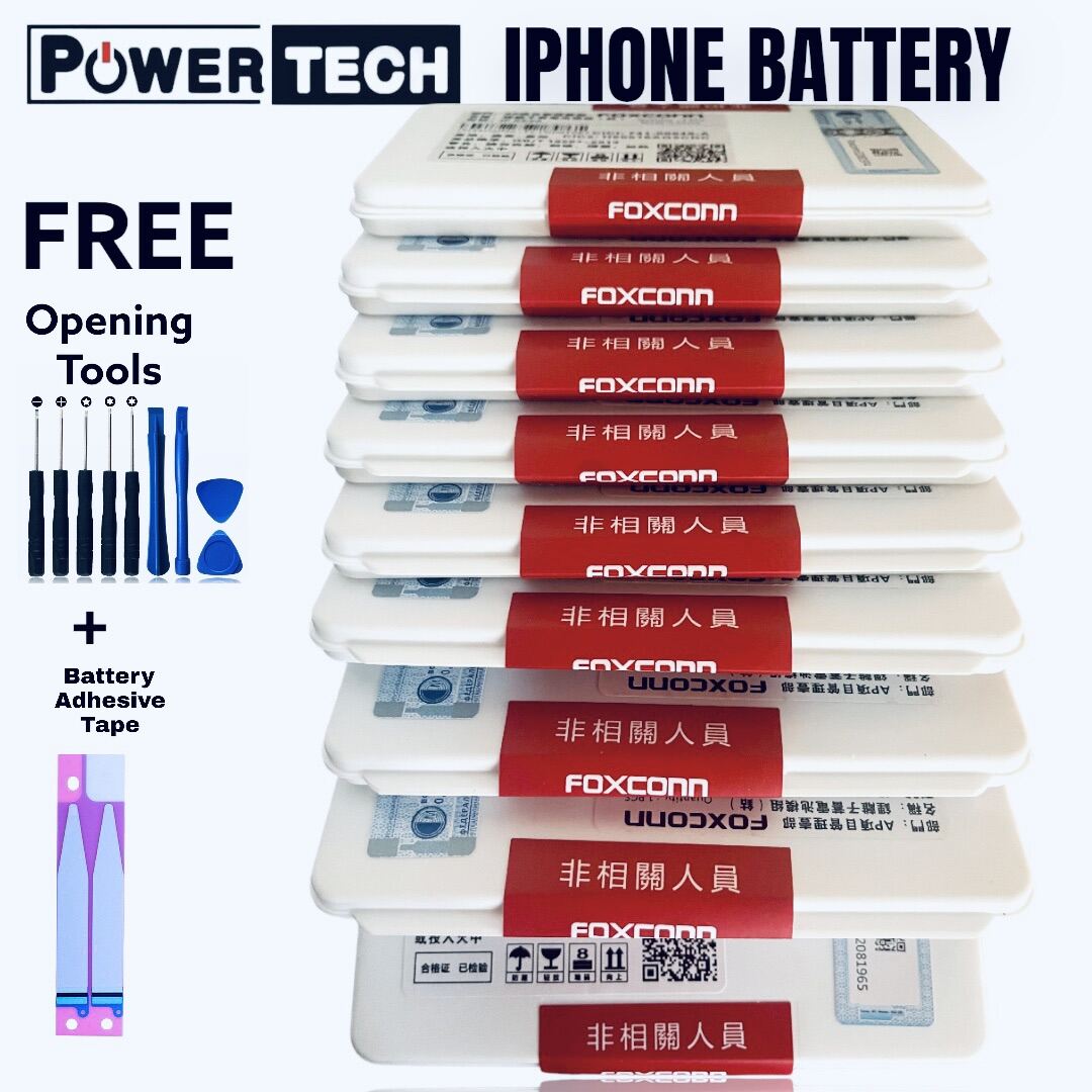 Foxconn Phone Battery for 5se,Se20,7 plus,8g/8,8 plus,Xs,12,12 pro,12 ...