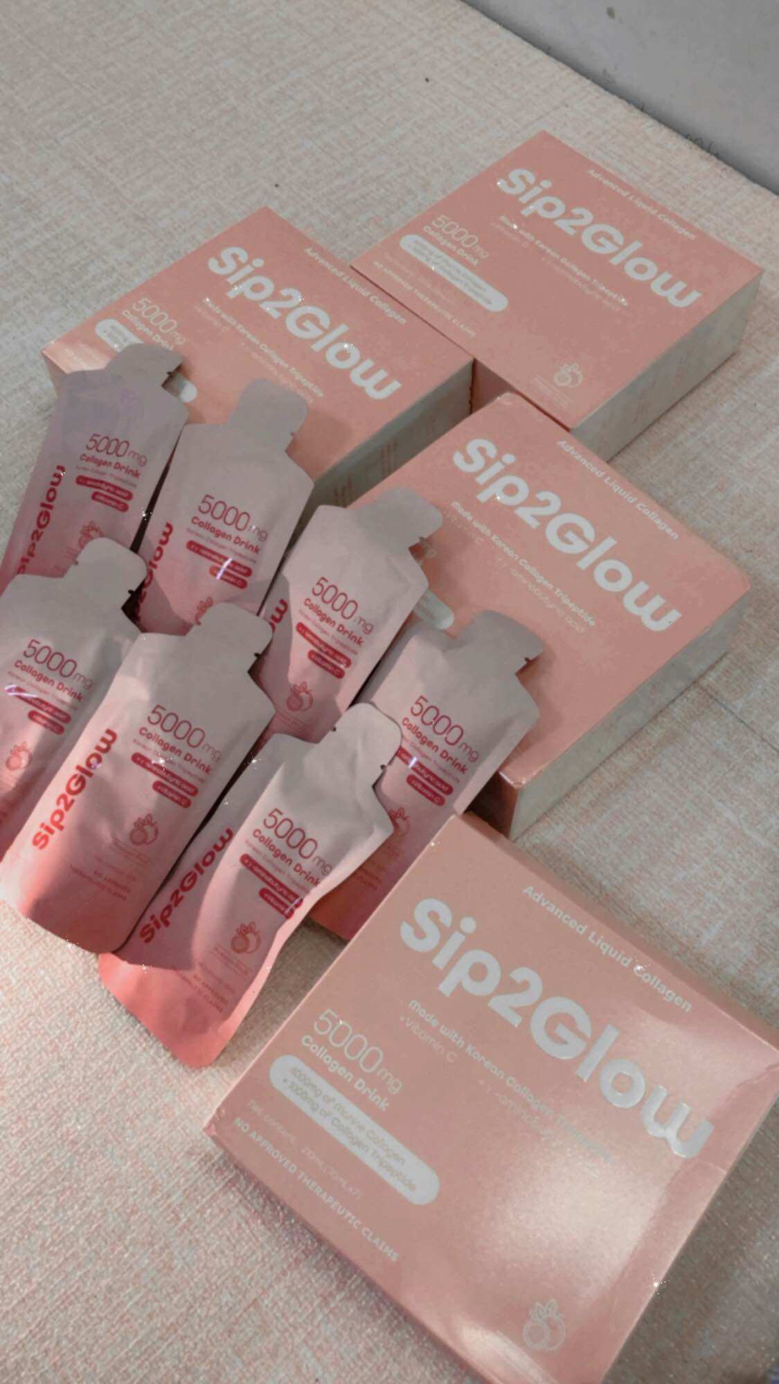 Sip2Glow Advanced Collagen Drink with Korean Collagen Tripeptide ...