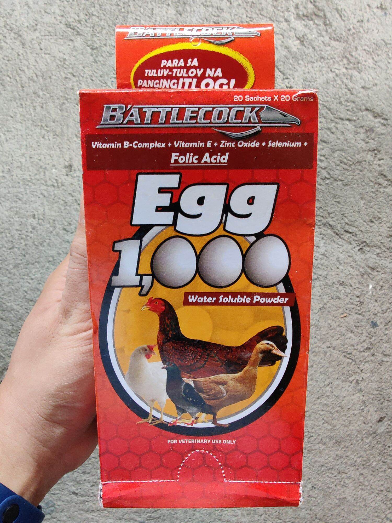 EGG 1000 POWDER - 1 sachet x 20 grams - BATTLECOCK | Lazada PH