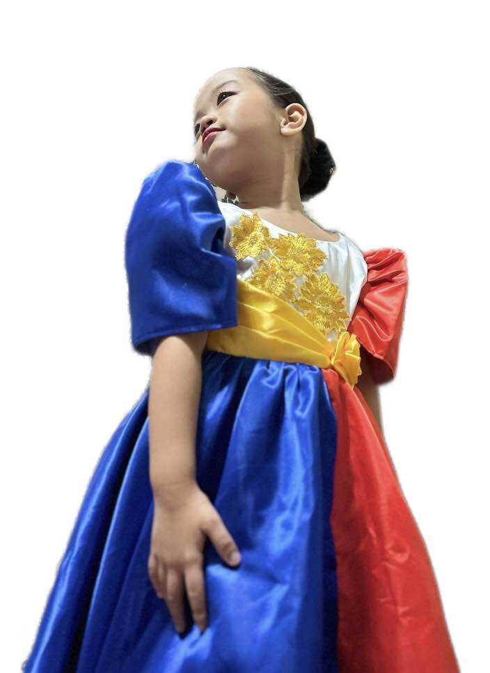Ms Philippines United Nation Costume Filipiniana (Philippine flag ...