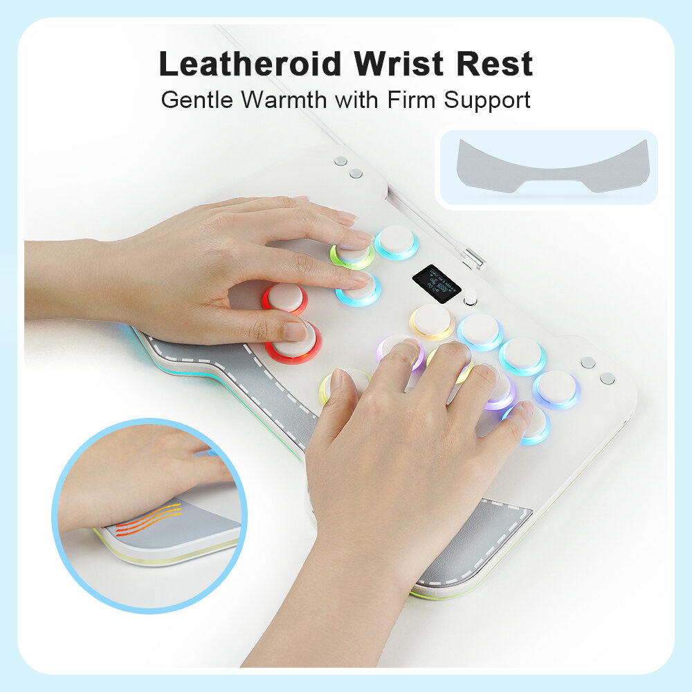 Duelpad Zen Metal Game Keyboard Controller Ergonomic Leverless Ergo ...