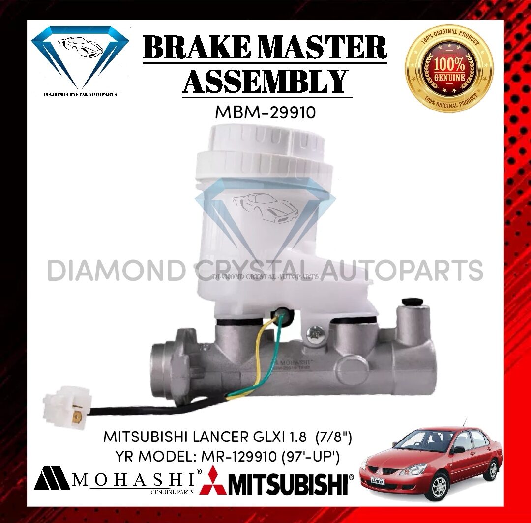 BRAKE MASTER ASSEMBLY MITSUBISHI LANCER GLXI 1.8 (7/8") YR: 1997-UP ...