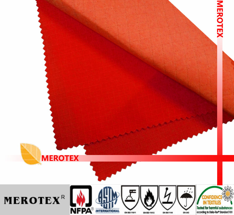 Welding Smelting Fire Protection Fireproof Cloth Fire Protection Orange ...