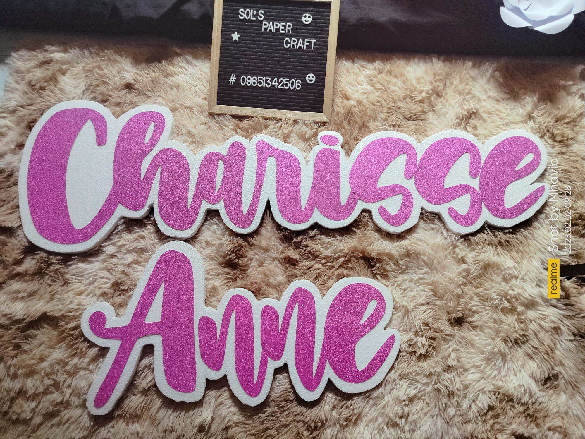 styro name cutout / sold per letter | Lazada PH