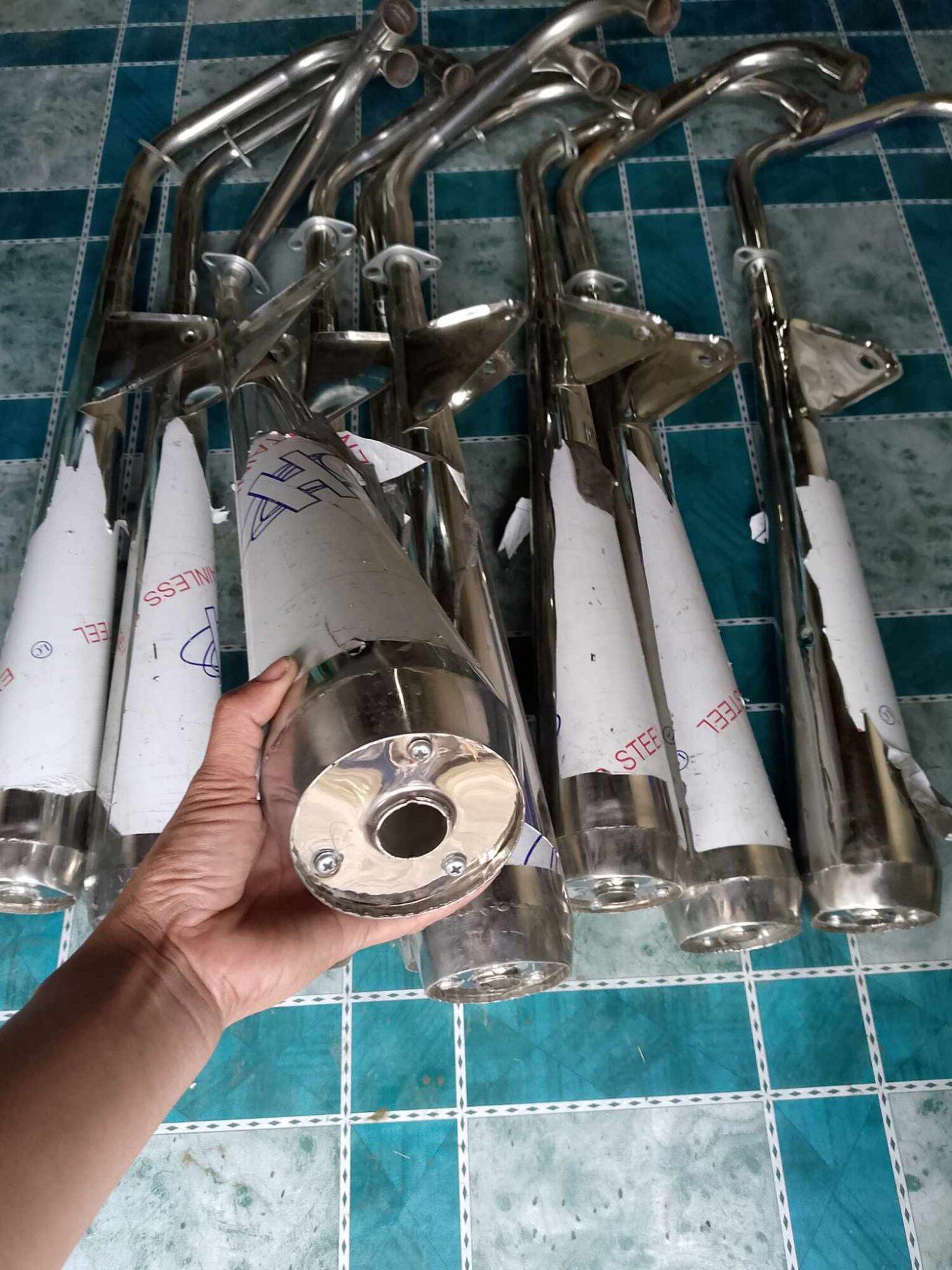 Chicken pipe for TMX 125 Alpha version 2 stainless | Lazada PH