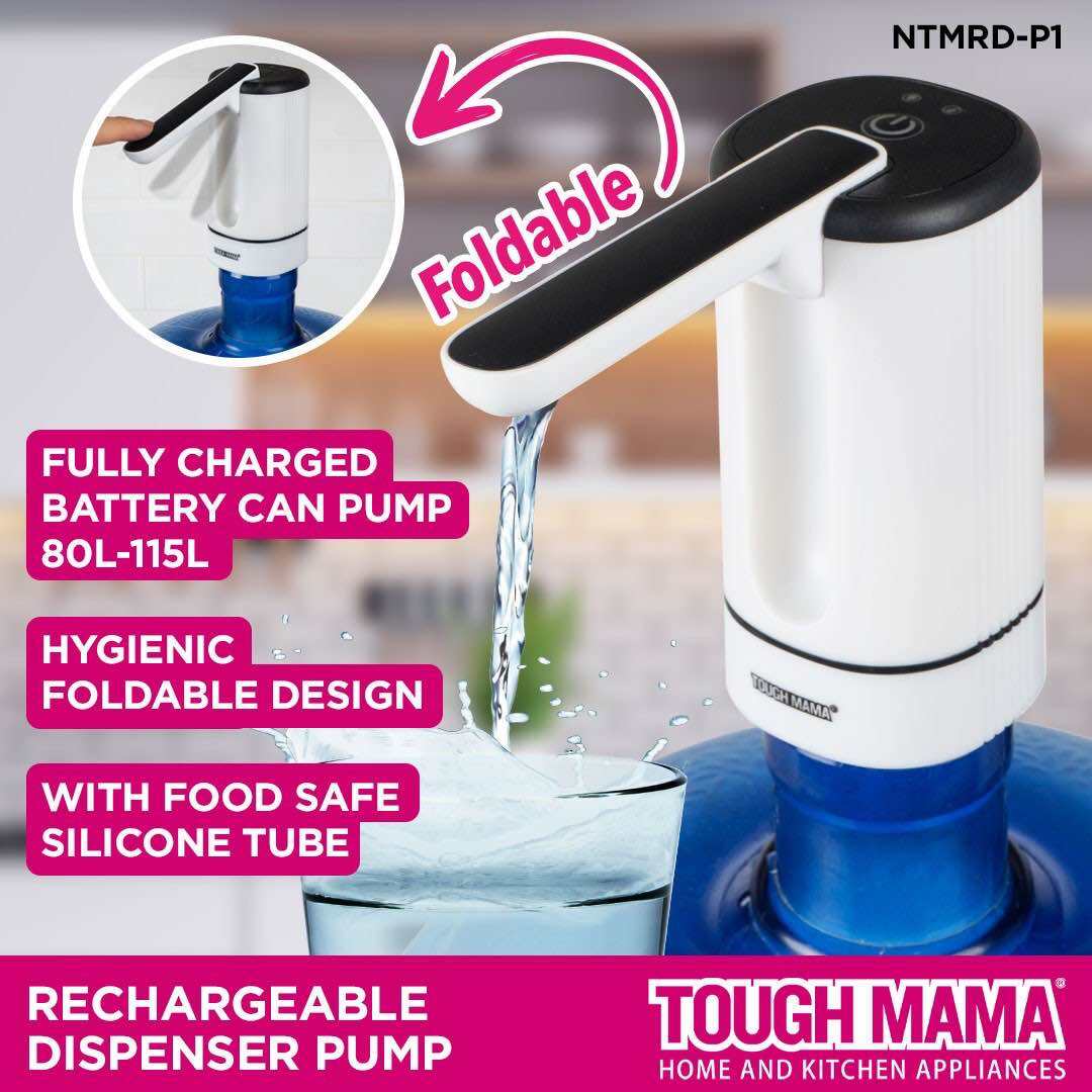 Tough Mama NTMRD-P1 Rechargeable Dispenser Pump Foldable Automatic ...