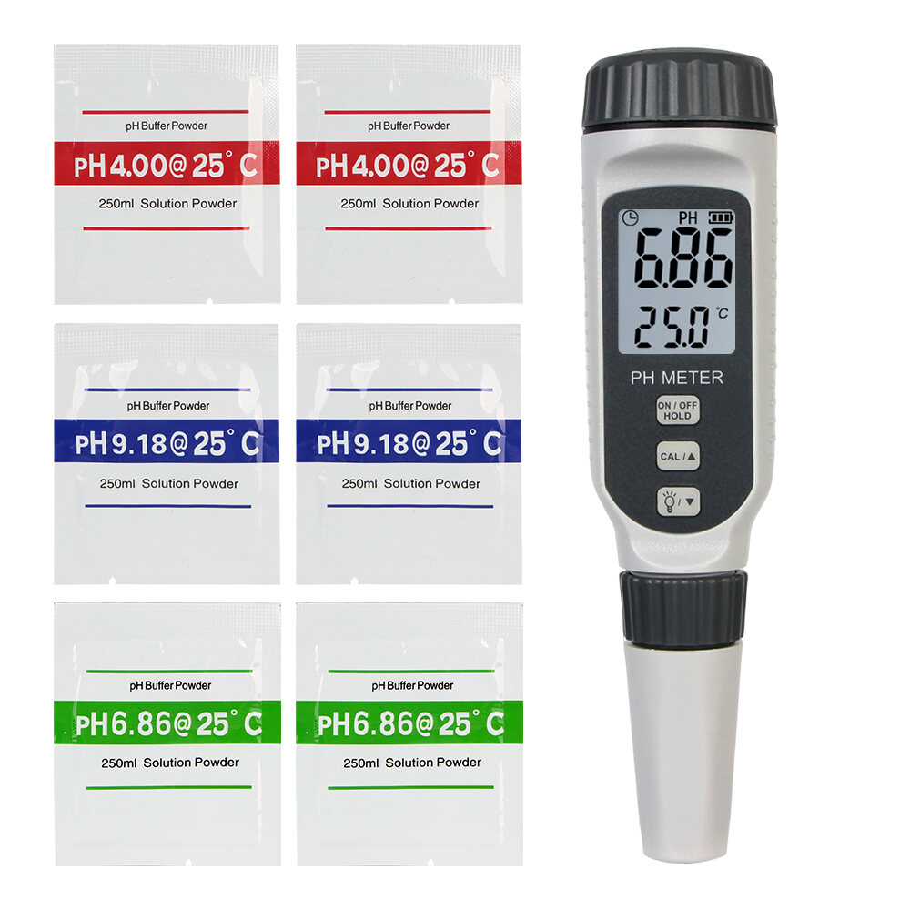 Measuring pH818 Acidometer for Aquarium Pen Type Water Quality Tester ...