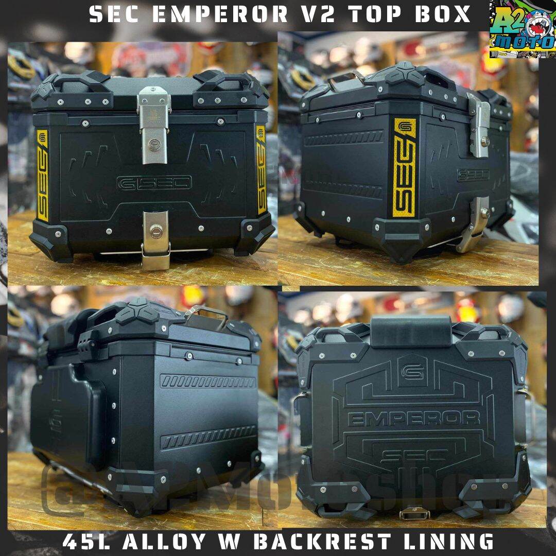 SEC Alloy Top Box 30L 45L EMPEROR V2 3X Mamba Operational Kryptonite ...