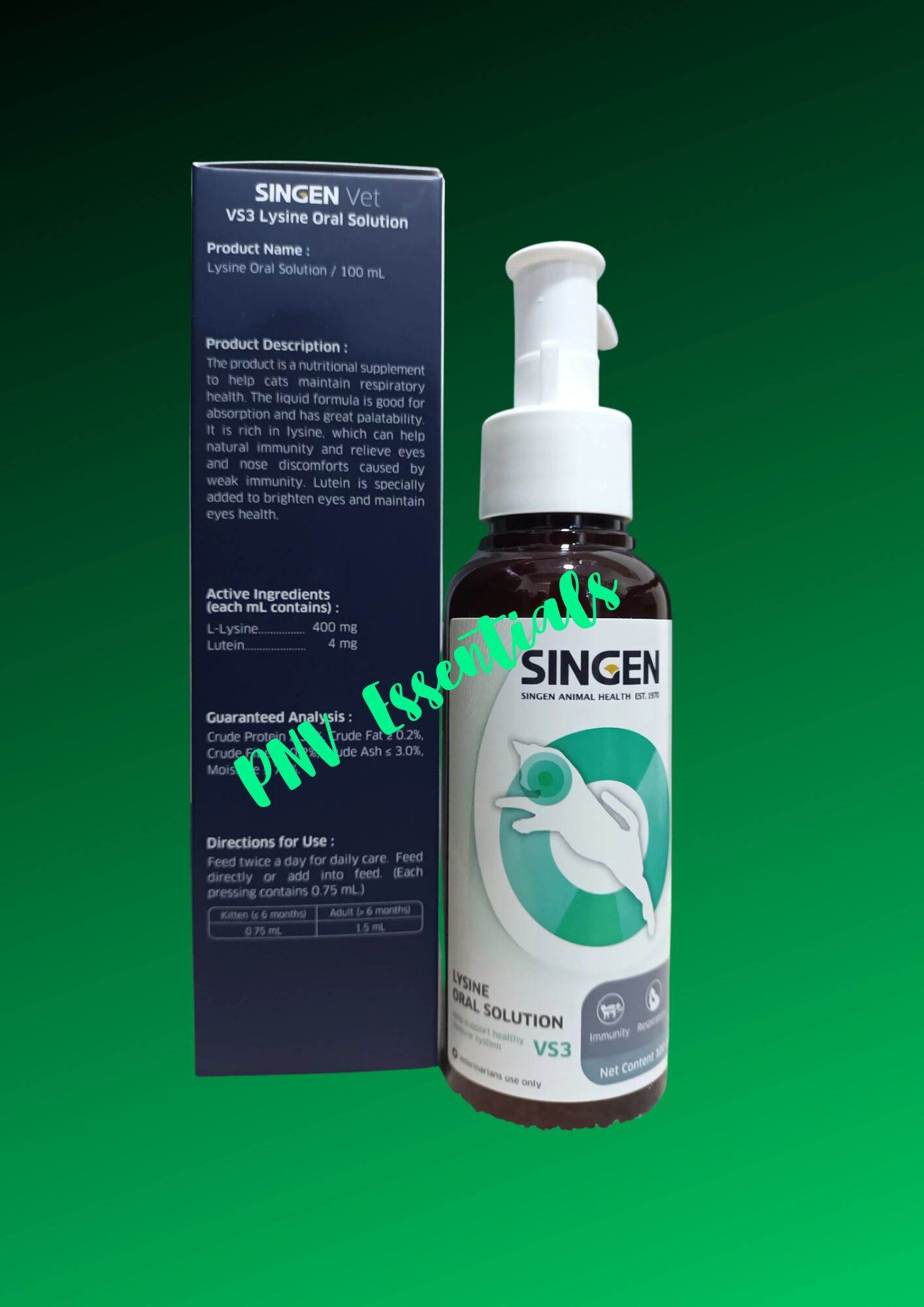 SINGEN VET LYSINE Oral Solution for Cats | Lazada PH