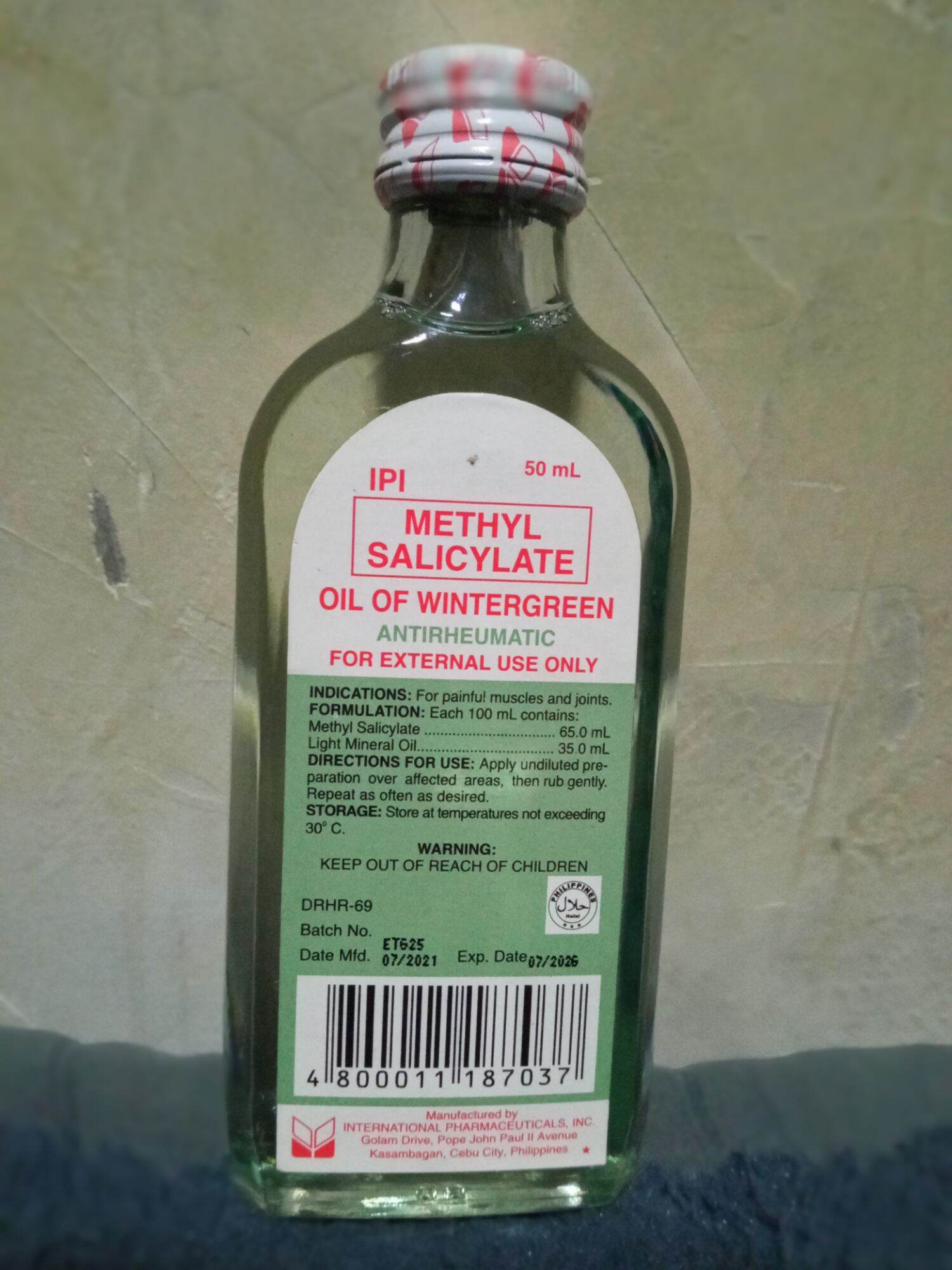 IPI oil of winter green 50 ml (2026 expiration) | Lazada PH