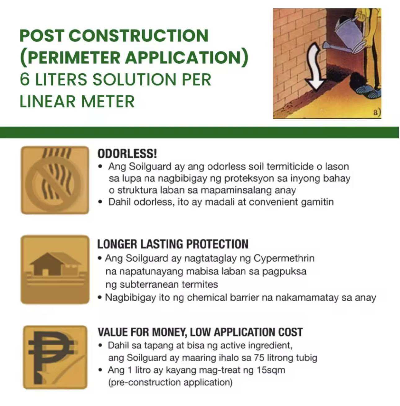 Soilguard Soil Termiticide SOLIGNUM 1 liter | Lazada PH