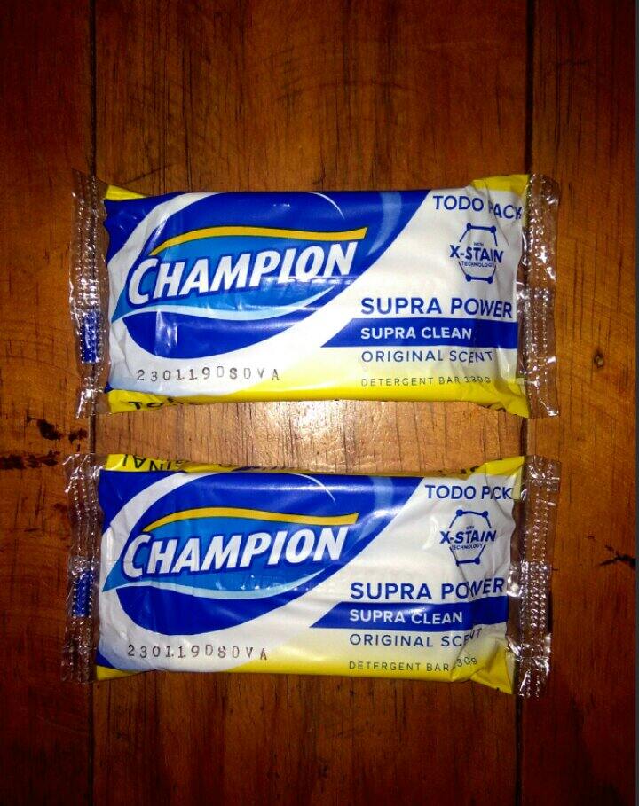 2 Champion Supra Power Detergent Bar 130g | Lazada PH