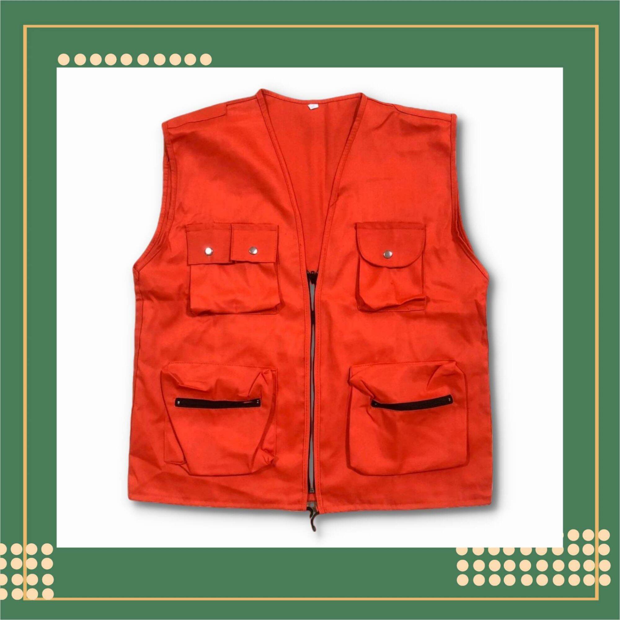 Vest Chaleco 2 pockets Cotton for Election, Toda, Brgy Tanod, etc ...