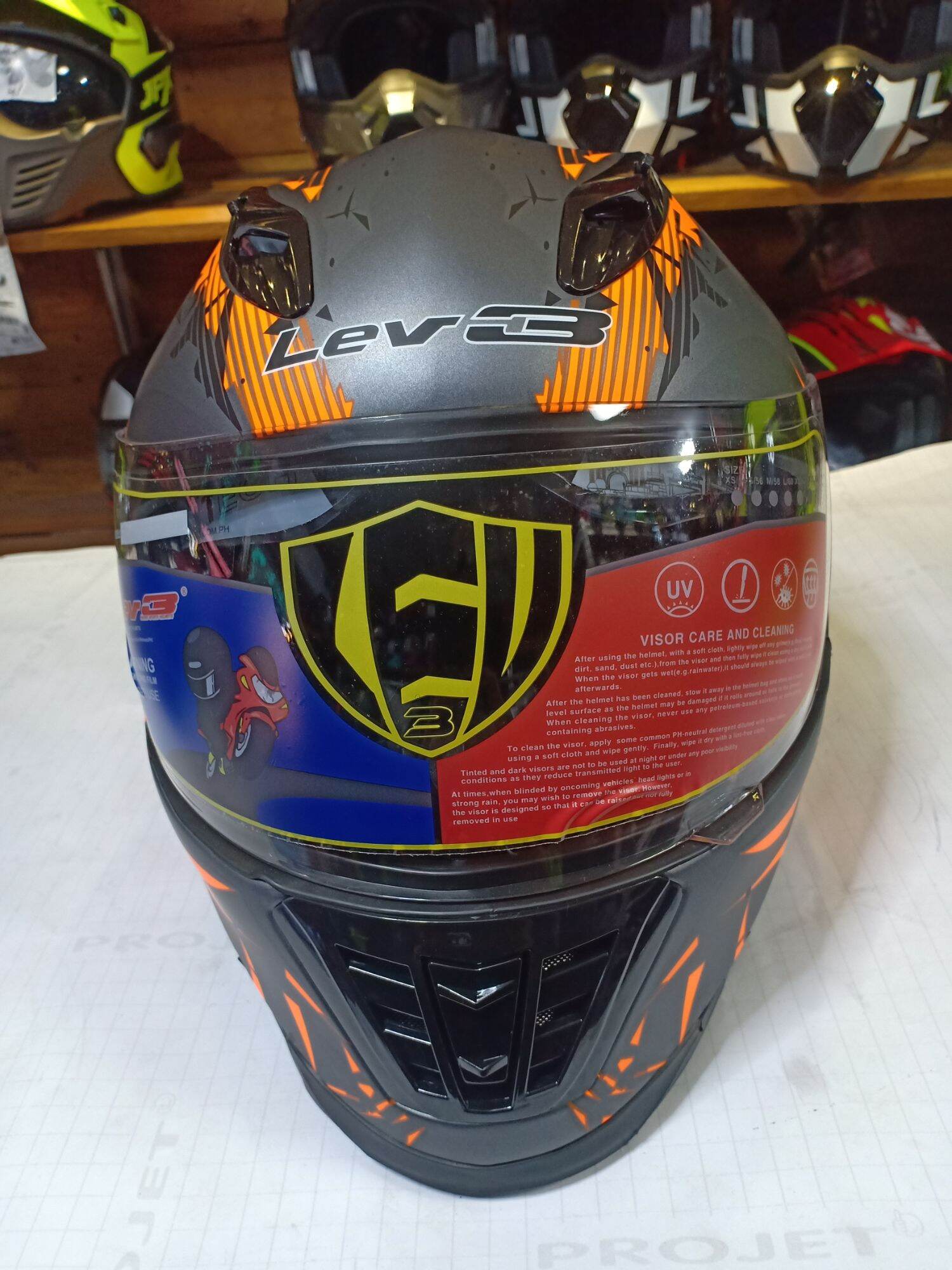 Full face helmet Lev3 | Lazada PH