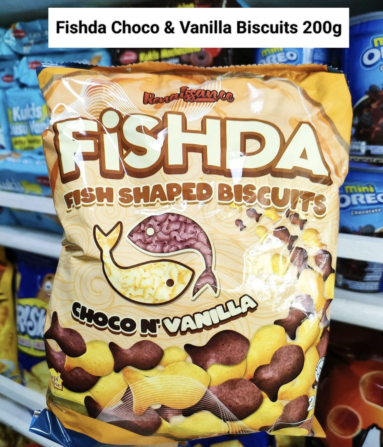 FISHDA FISH SHAPED BISCUIT BITE SIZE 200g | Lazada PH