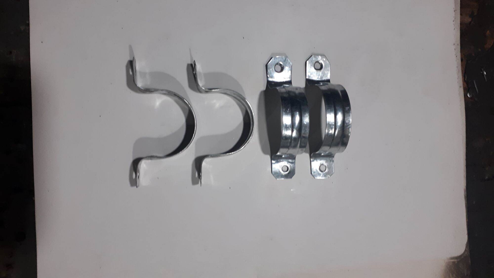 PVC pipe clamp, conduit clamp. 1/2" 20mm. 2 hole G.I. fit to 1/2" PVC ...