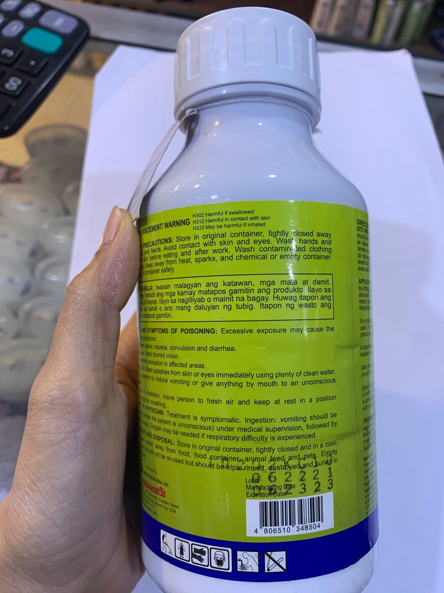 Solignum Soilguard Termiticide Concentrate with Cypermethrin 500ml ...