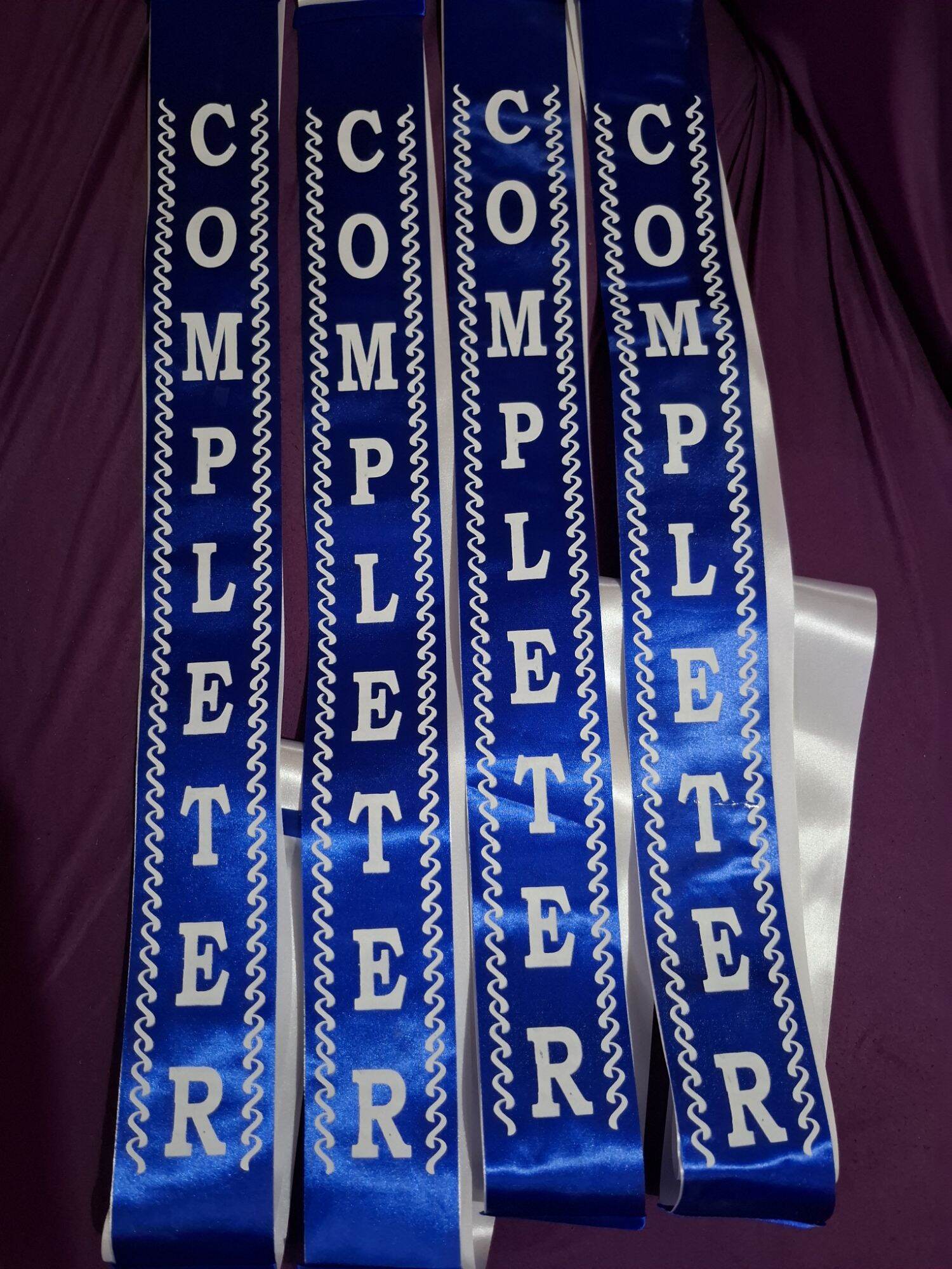 COMPLETER SASH/ SABLAY FOR GRADUATION OR MOVING UP WRAP AROUND 1 PIECE ...