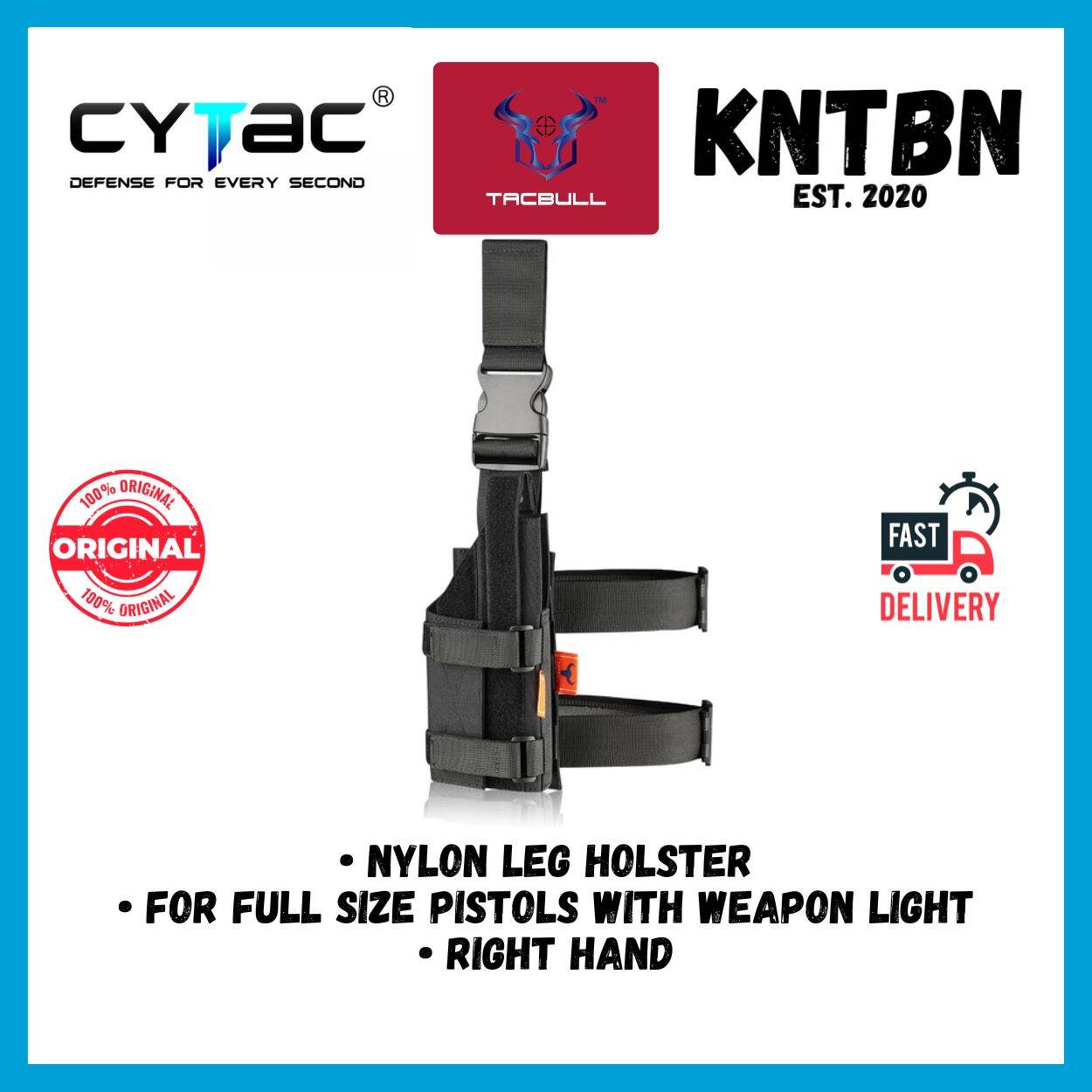 CYTAC TACBULL Nylon Drop Leg Holster | Lazada PH
