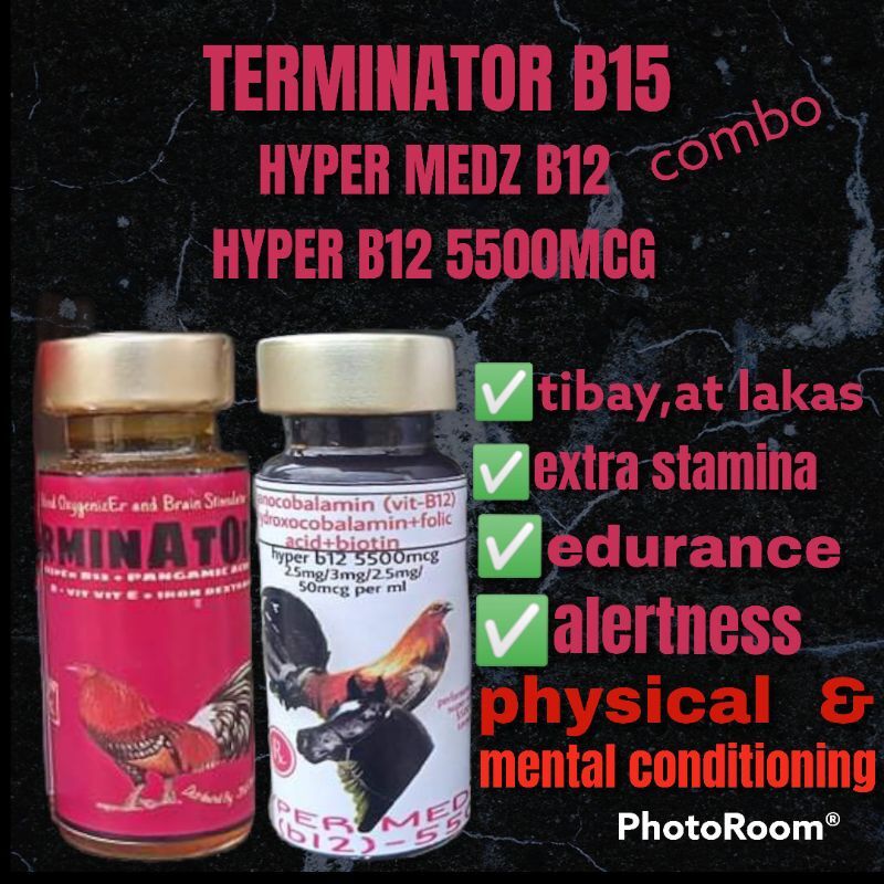 Super Vitamina combo conditioning(gamefowl) hyper b12 super b15 | Lazada PH