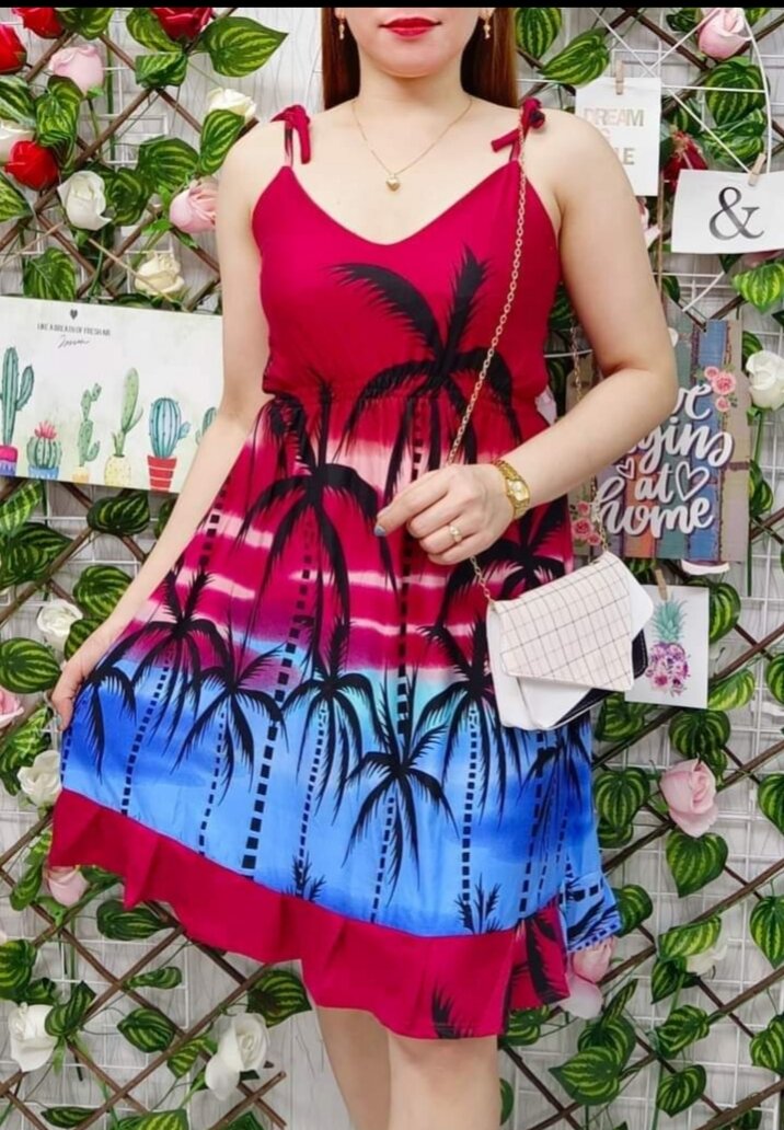 HOUSE DRESS PAMBAHAY STRING STYLED DASTER FIT UP TO LARGE AYAROZC25