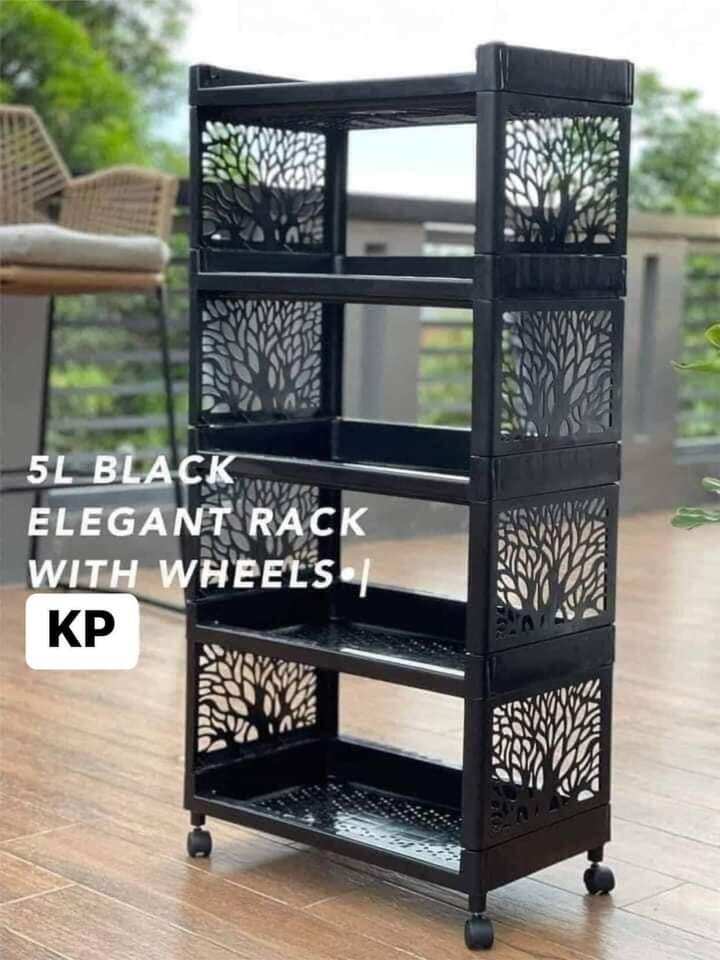 5 LAYER ELEGANT RACK WITH WHEELS | Lazada PH