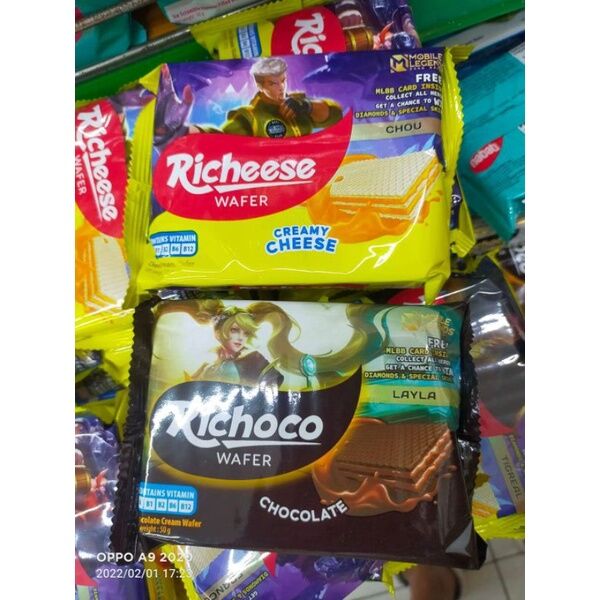 Richeese/Richoco wafer free ml card | Lazada PH