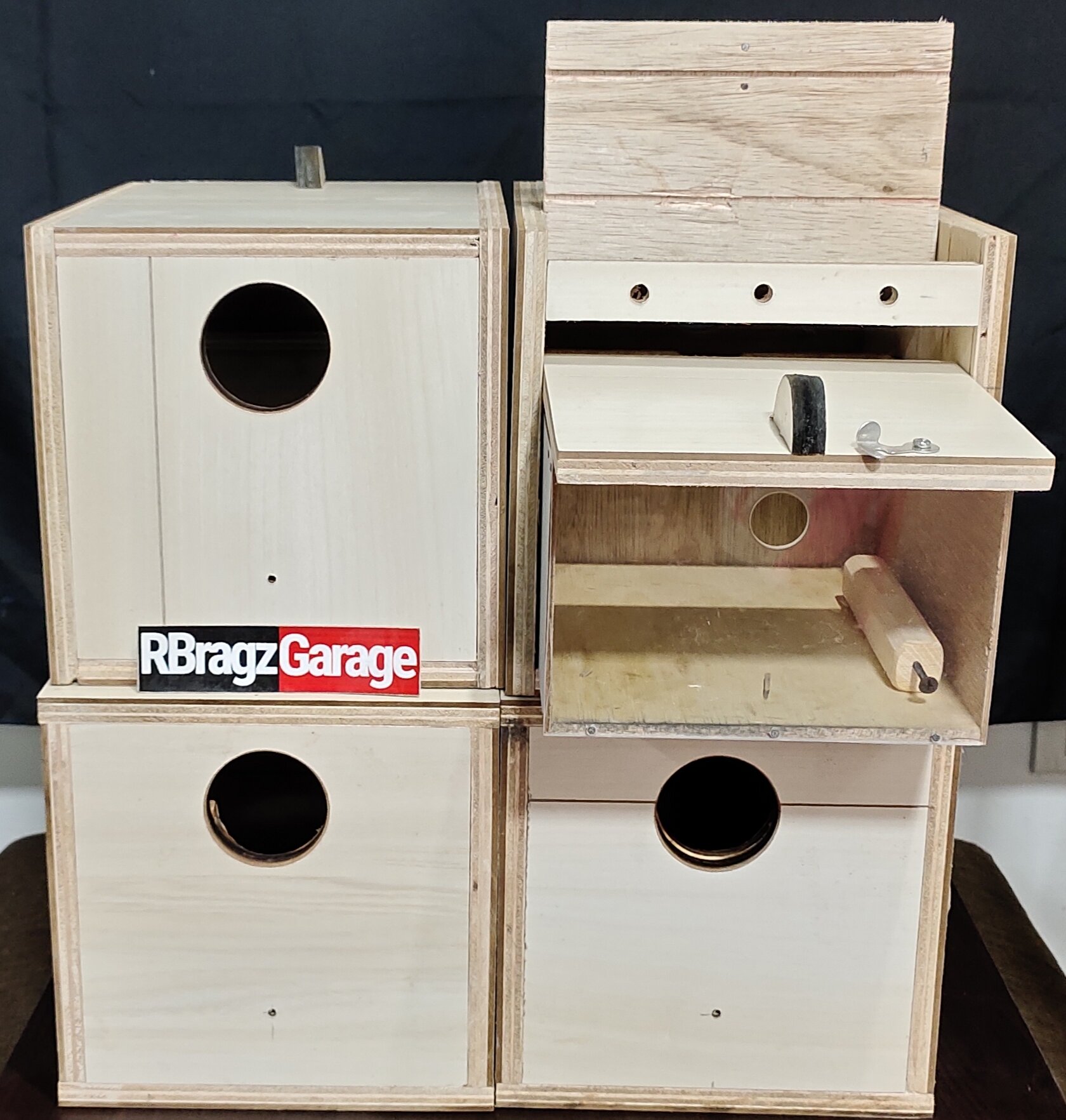 Nest Box (Albs African Lovebird) Drawer Type Two Door w/ Detachable ...