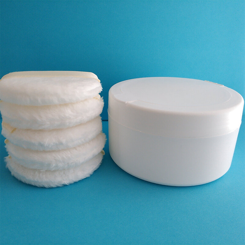 Baby Powder Puff Talcum Powder Puff Plush Baby Powder Box Prickly Heat ...