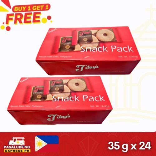 BUY ONE TAKE ONE Titays Classic Rosquillos Snack / Baon BOX | 24 packs ...
