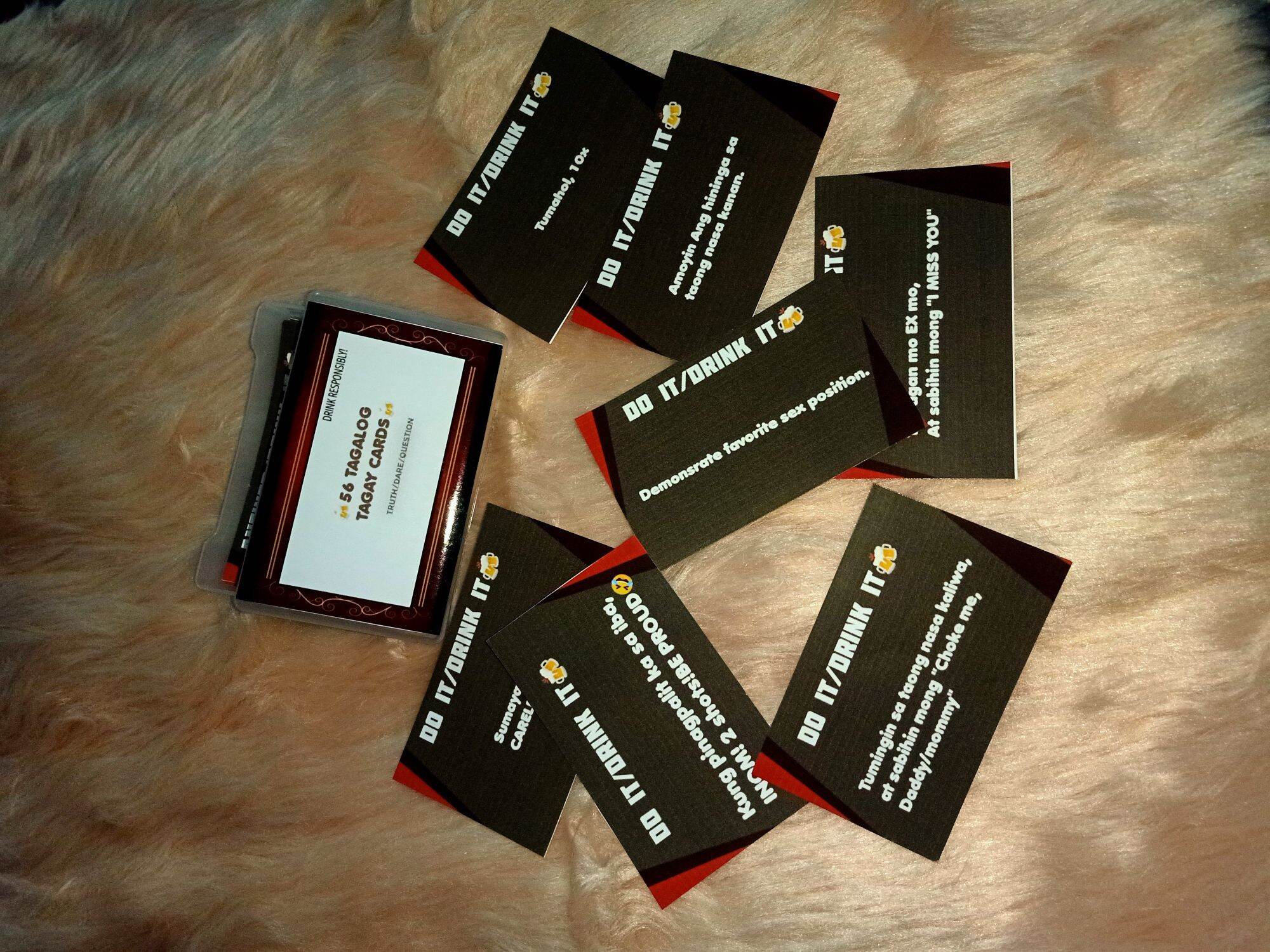 56 TaGALOG TAGAY cards thick special paper | Lazada PH