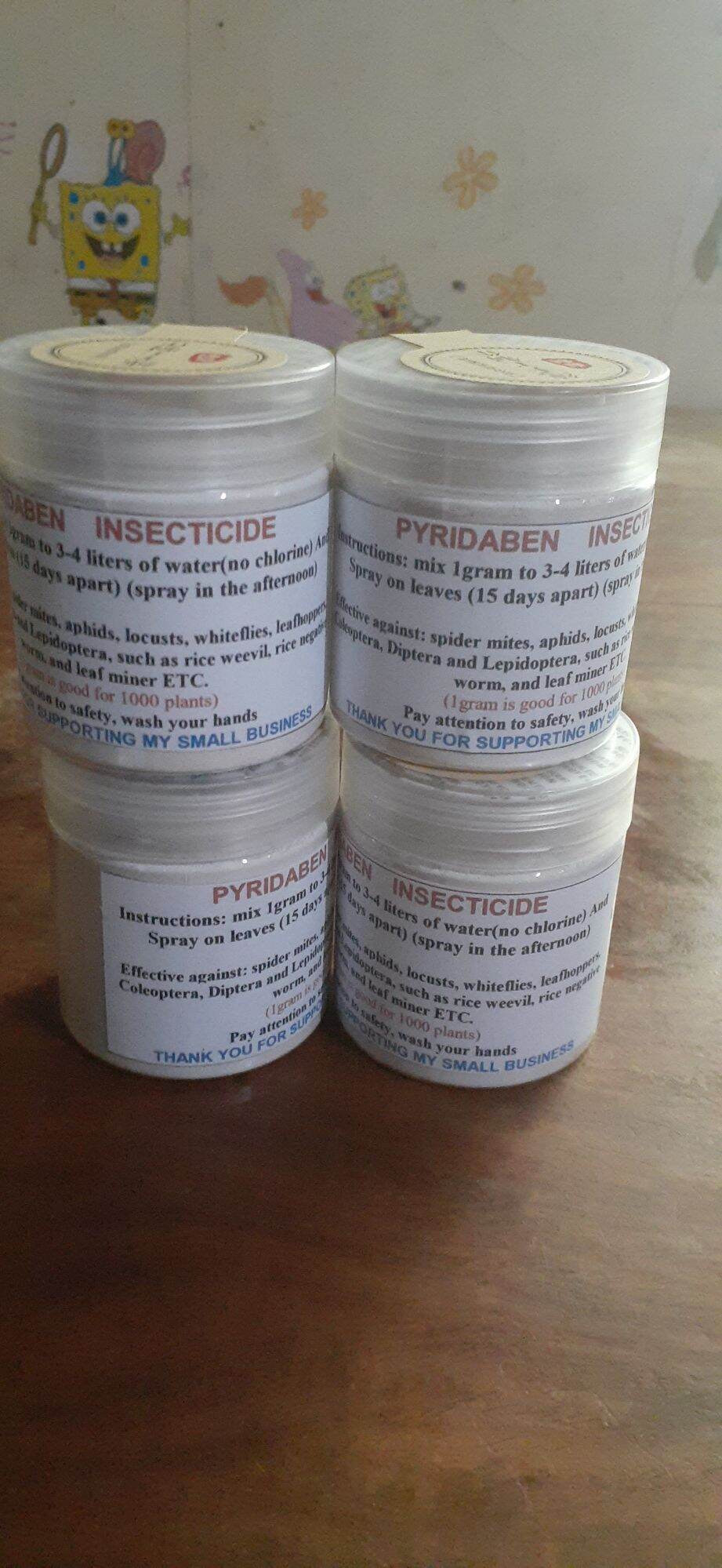 Pyridaben Insecticide 90 to 100 grams For Organic Plants Vegetable or ...