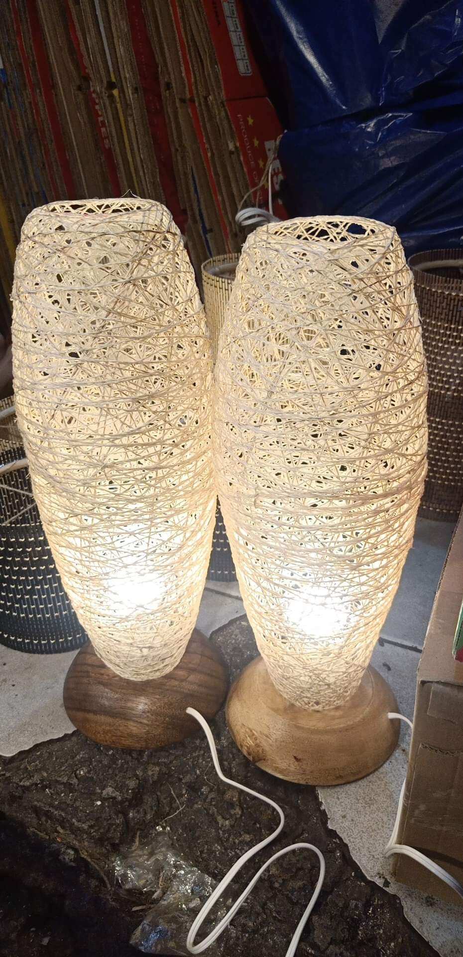 Lampshade Abaca(Cocon)W/Led light | Lazada PH
