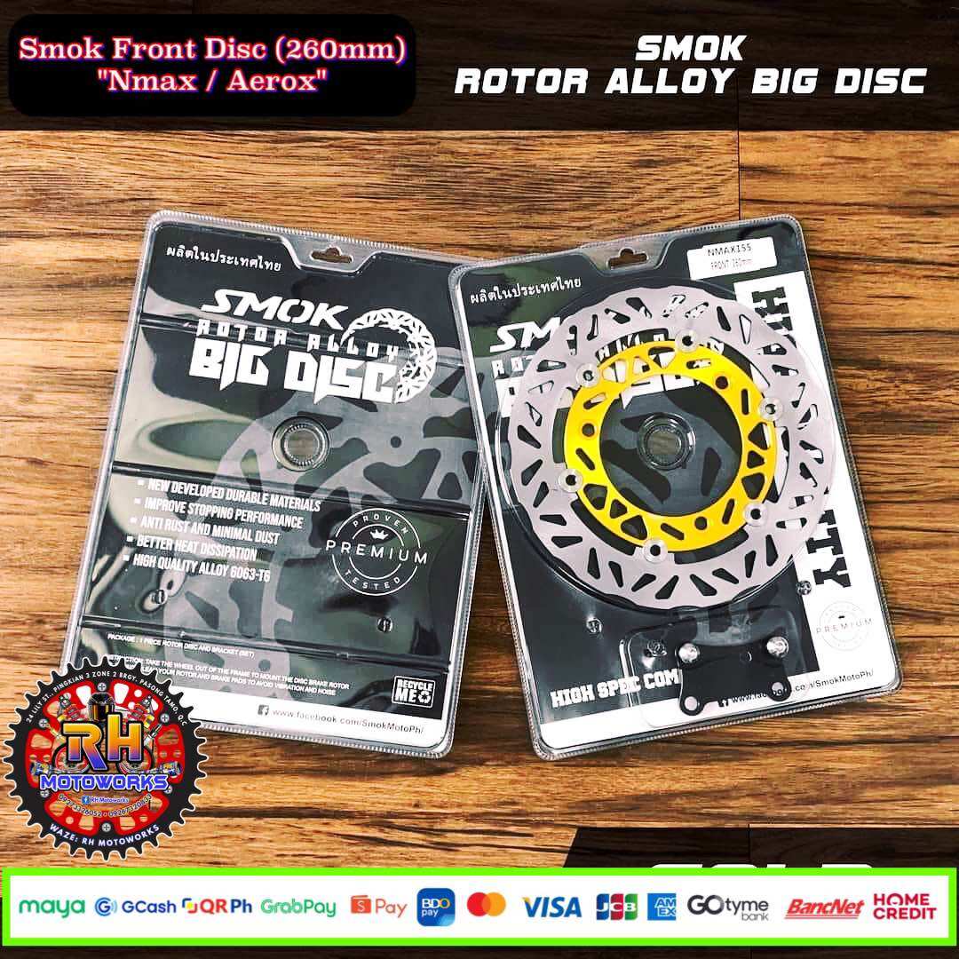 NMAX / AEROX SMOK Big Front Disc 260mm with Bracket | Lazada PH