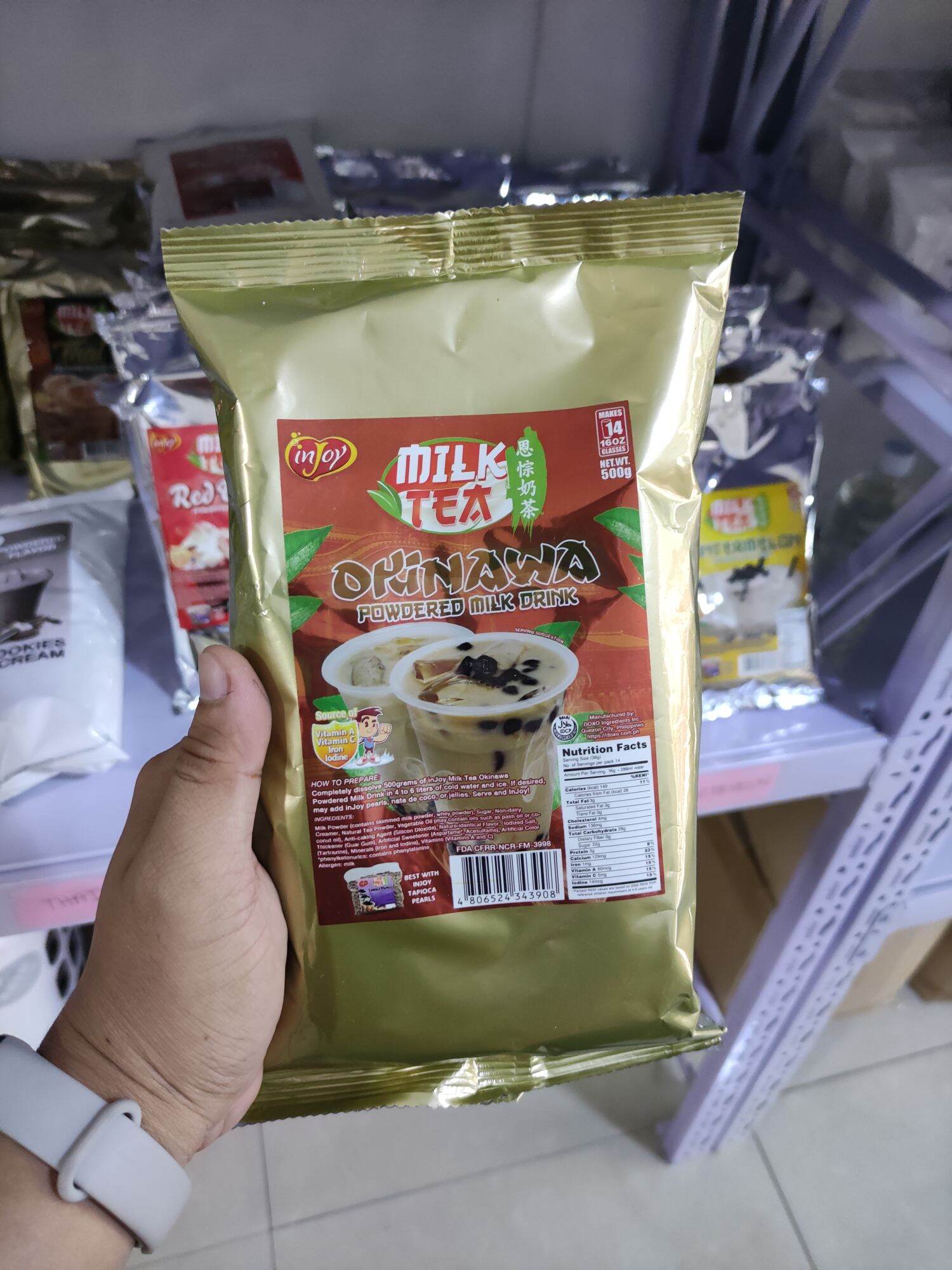 Injoy Okinawa Milktea Powder 500g | Lazada PH