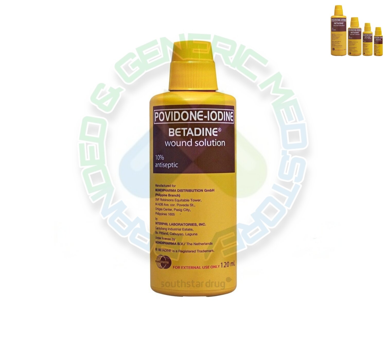 BETADINE wound solution (Provide Iodine) 10% | Lazada PH