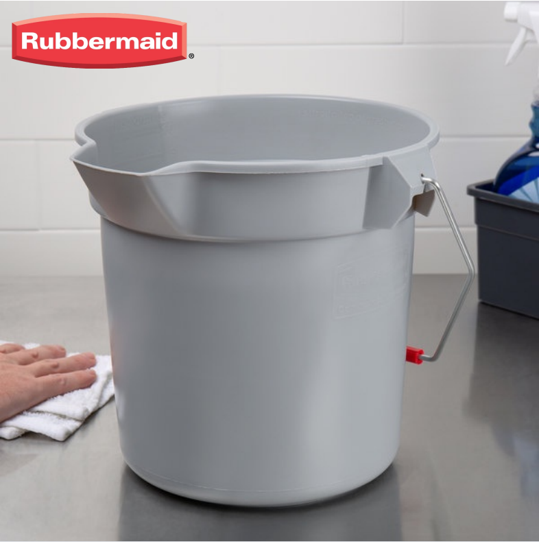 original brute Rubbermaid taylor pail bucket timba 2614-GRAY 14L(14QT ...