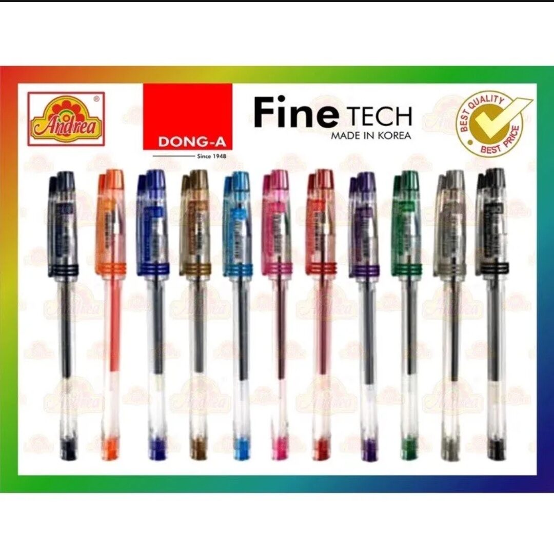 Dong-A Fine Tech Gel Pen 0.2/0.3/0.4 Point size | Lazada PH