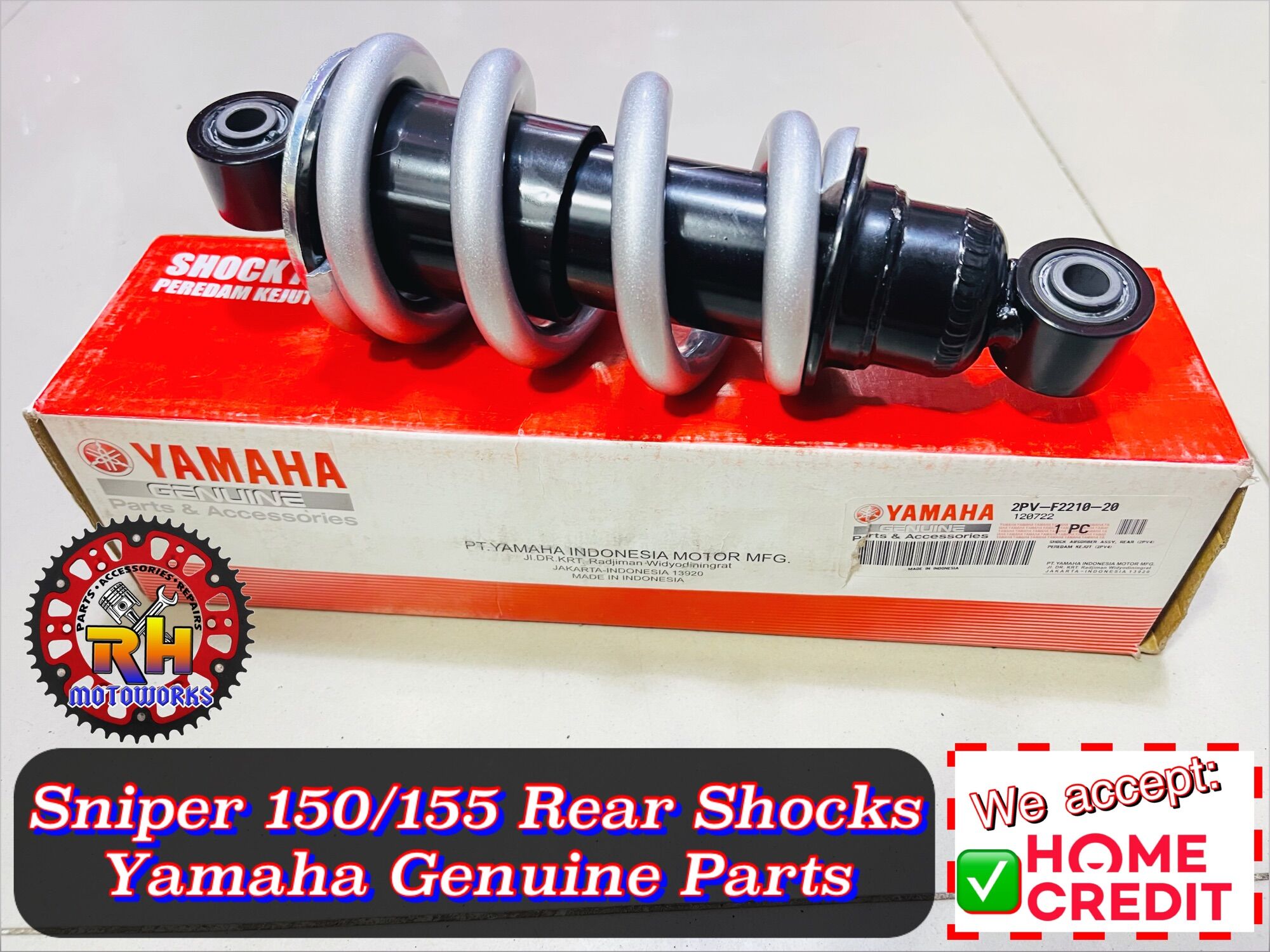Sniper 150/155 Rear Shocks YAMAHA GENUINE PARTS | Lazada PH