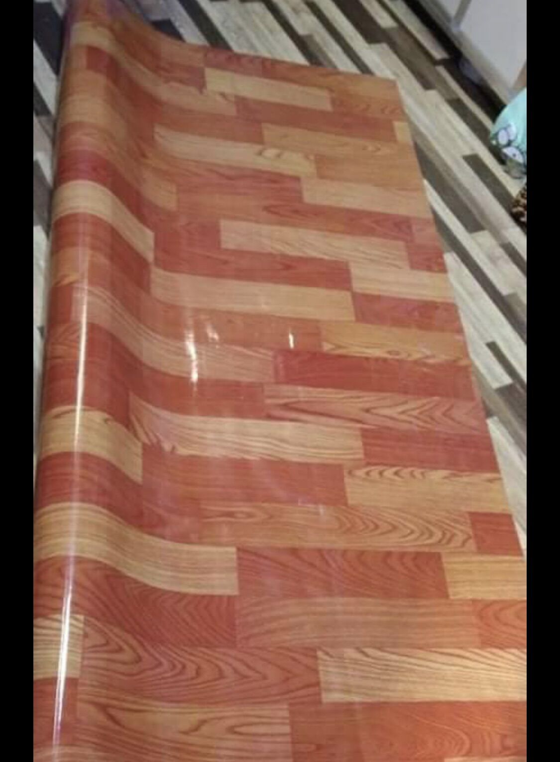 RED WOOD SMOOTH LINOLEUM DESIGN 1.0 (1yard) | Lazada PH