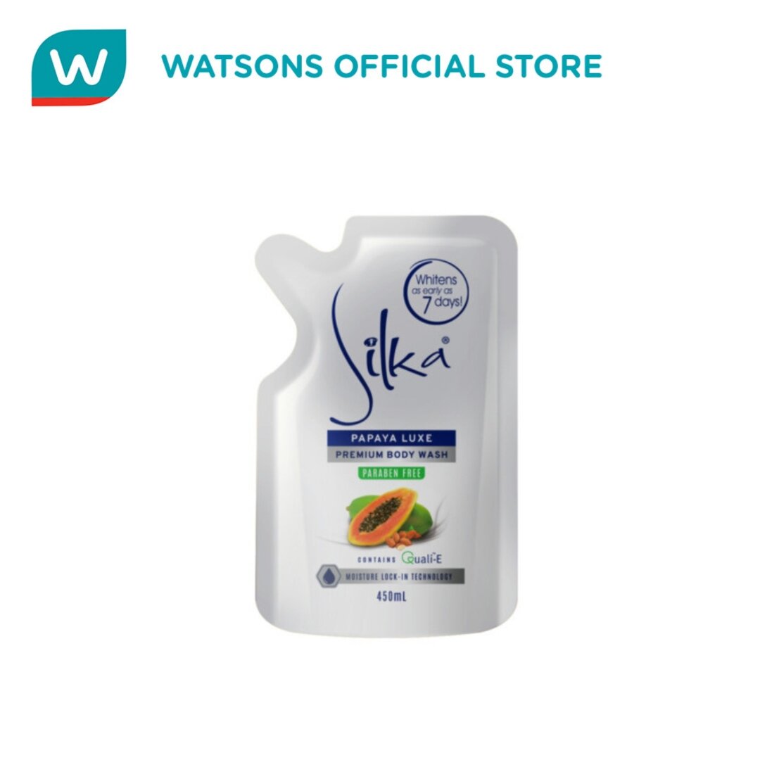 SILKA Papaya Luxe Body Wash 450ml