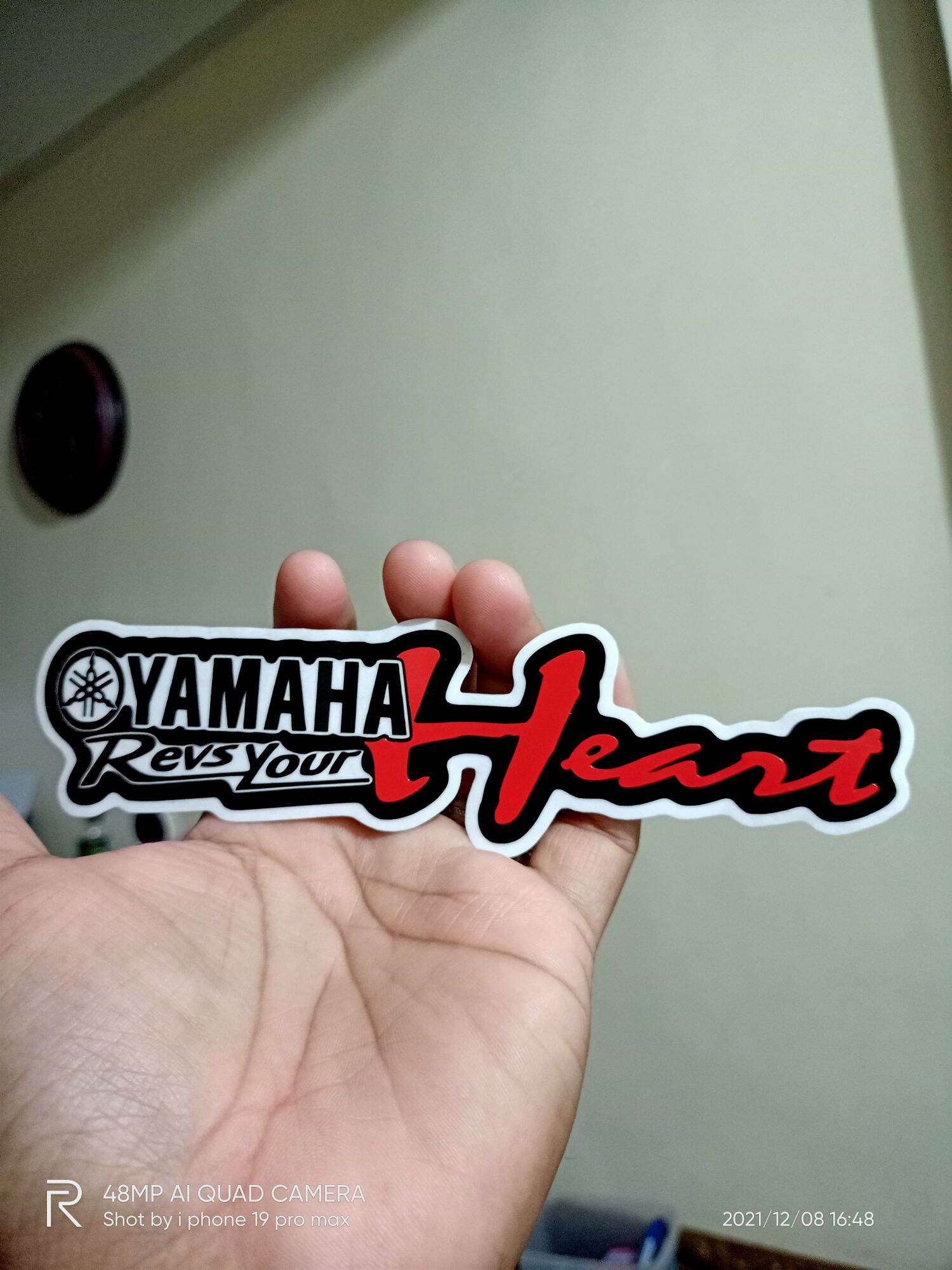 Yamaha Revs Your Heart sticker for motorcycle Non fading Super solid ...
