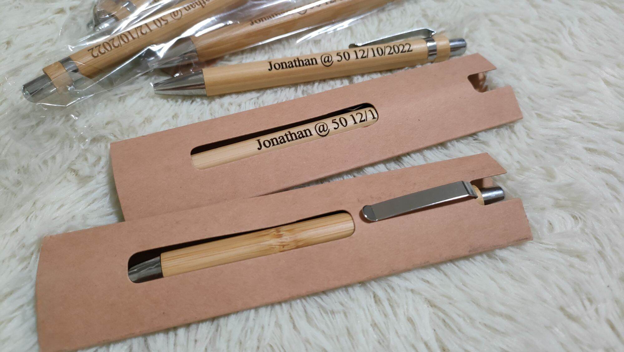 Bamboo Pen Customized Laser Engraved | Lazada PH