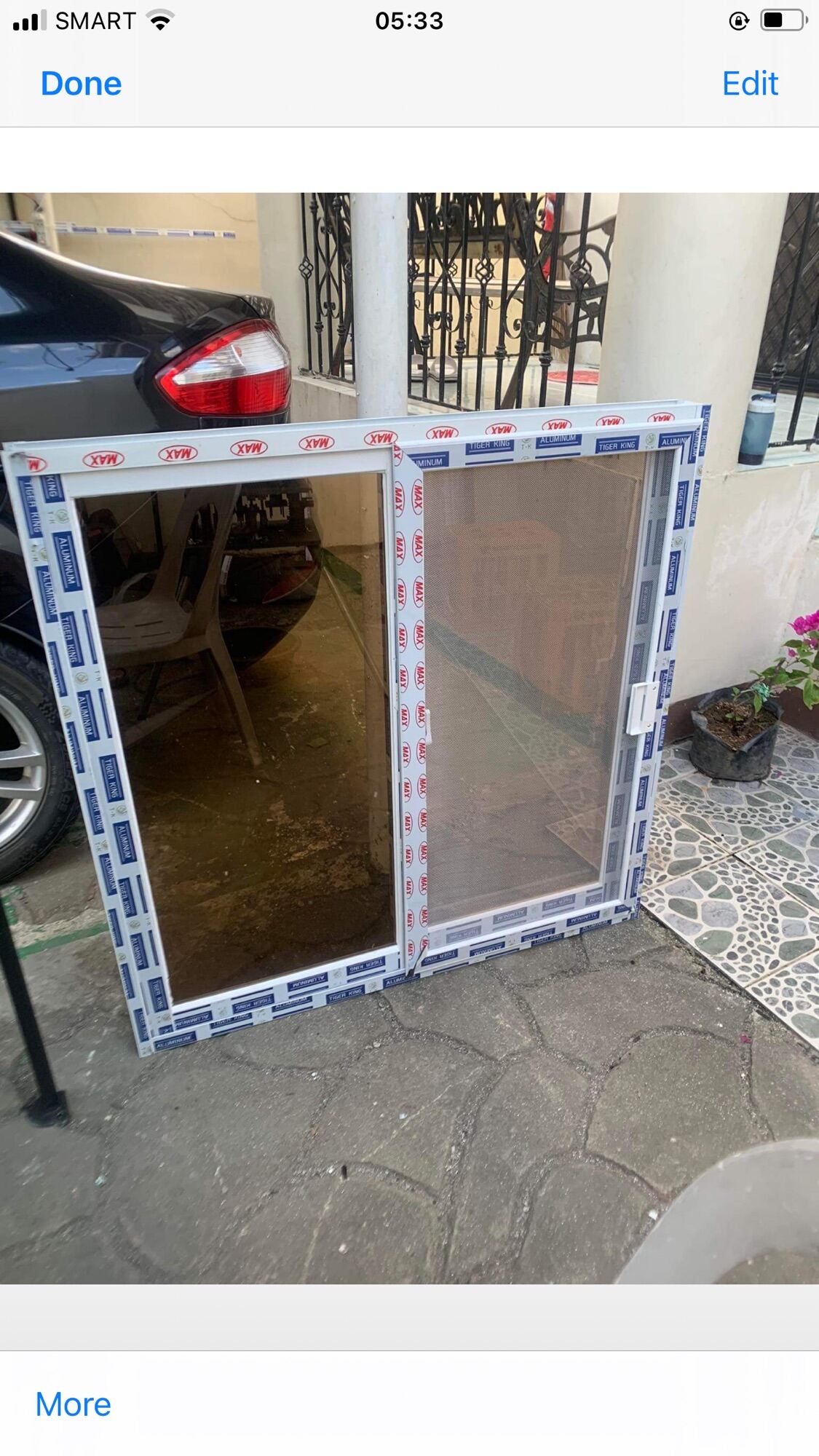 H-80cm- x 80cm-W Aluminum sliding window with screen | Lazada PH