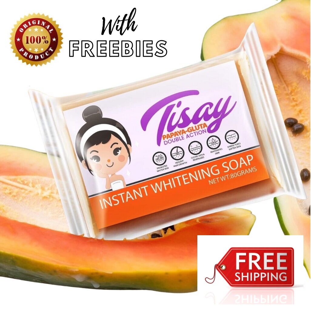 ONHAND‼️ Tisay Papaya Gluta Instant Whitening Soap 80g | Lazada PH
