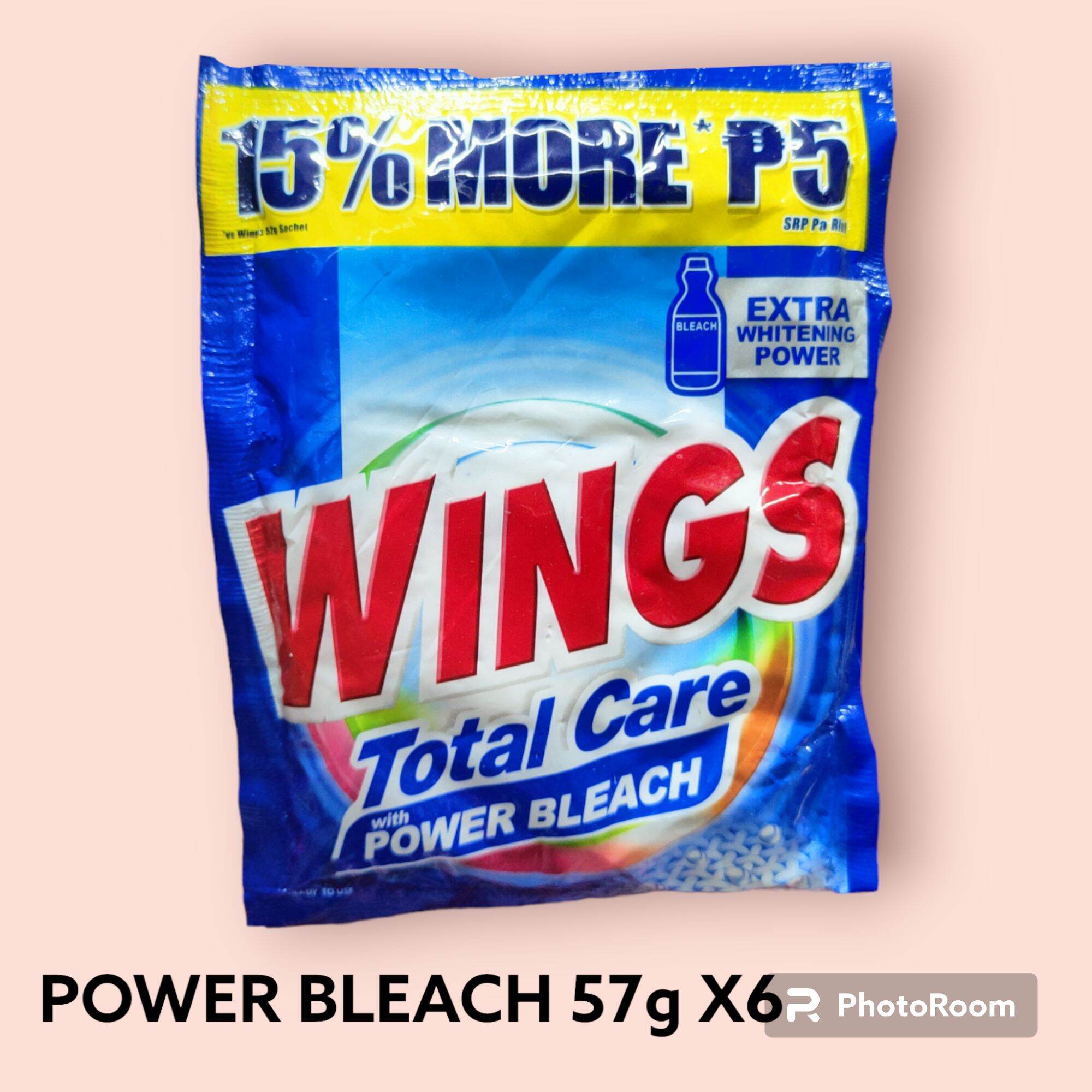 WINGS Laundry Powder Detergent 57g x6 | Lazada PH