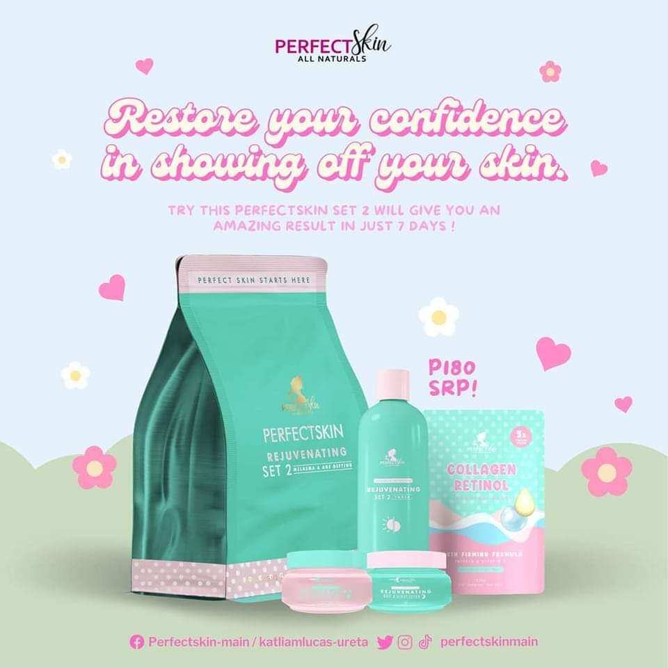 Onhand with Freebie Perfect skin Rejuv Anti Aging & Melasma set | Lazada PH