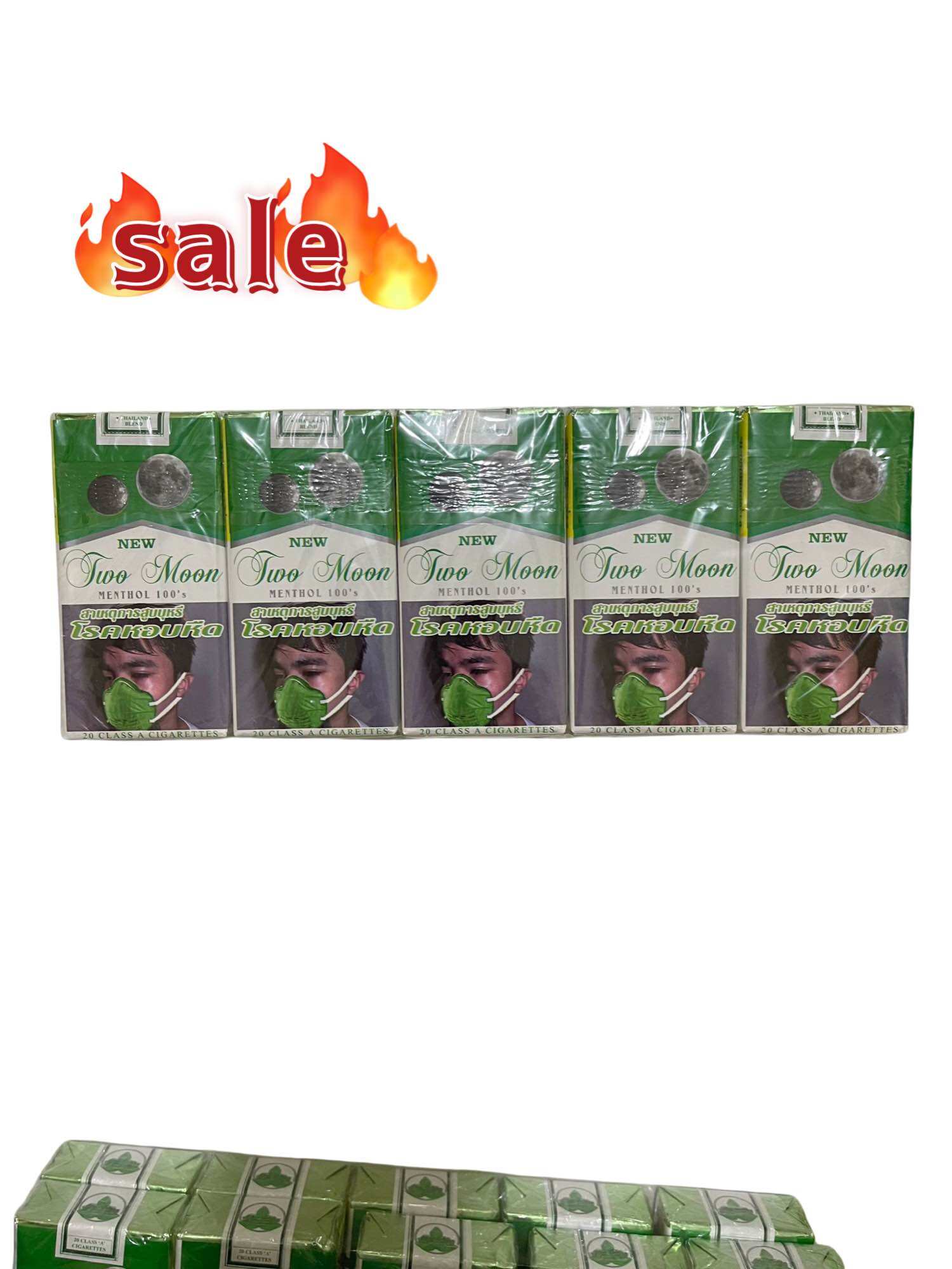 ORIGINAL TWOMOON GREEN MENTHOL SOFT PACK | Lazada PH