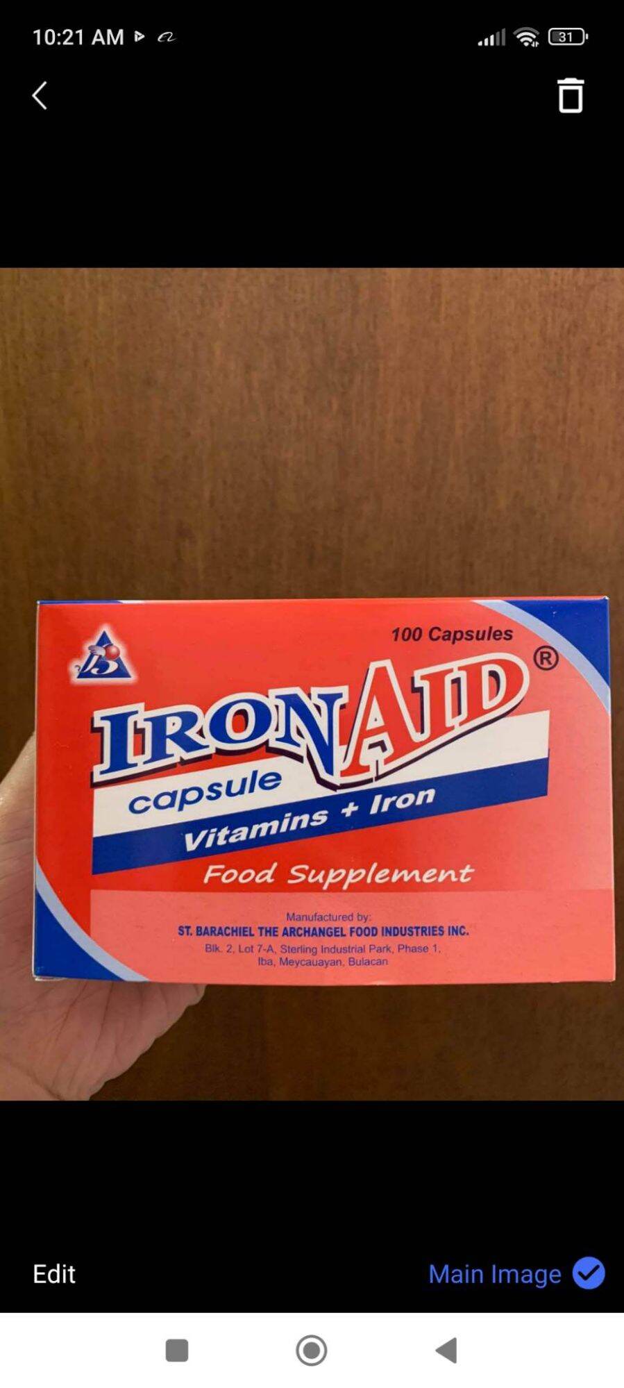 IRONAID, VITAMINS PLUS IRON FOR ADULT 100 CAPSULES | Lazada PH